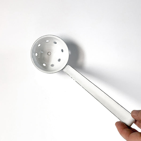 ENAMEL SLOTTED LADLE - The Waste-Free Home