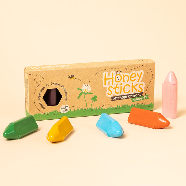HONEYSTICKS | TRIANGLE CRAYONS - The Waste-Free Home