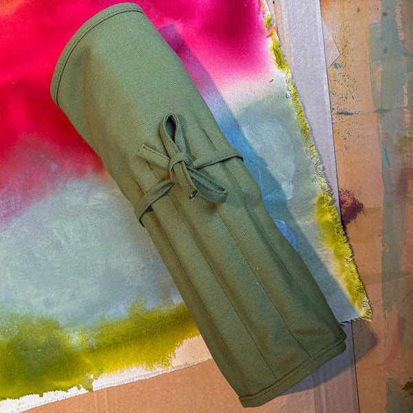 COTTON CANVAS PAINTBRUSH ROLL - The Waste-Free Home